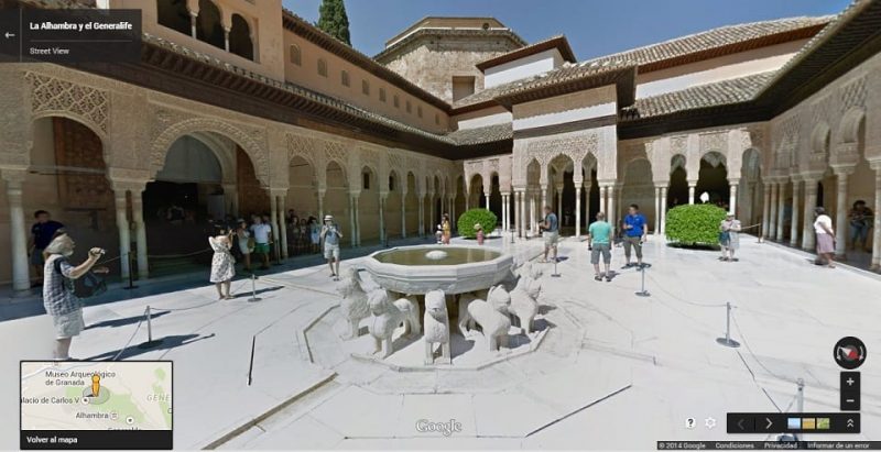 La Alhambra en 360º en Google Maps - Granadaescultura.com
